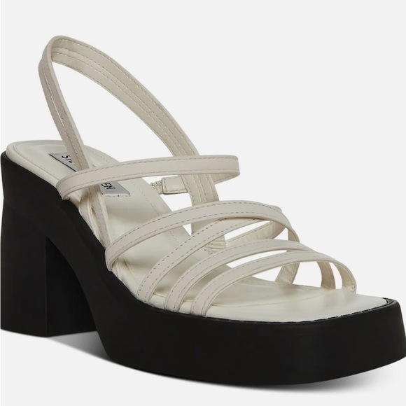 Steve Madden | Shoes | Kalani Womens Leather Strappy Platform Sandals ...